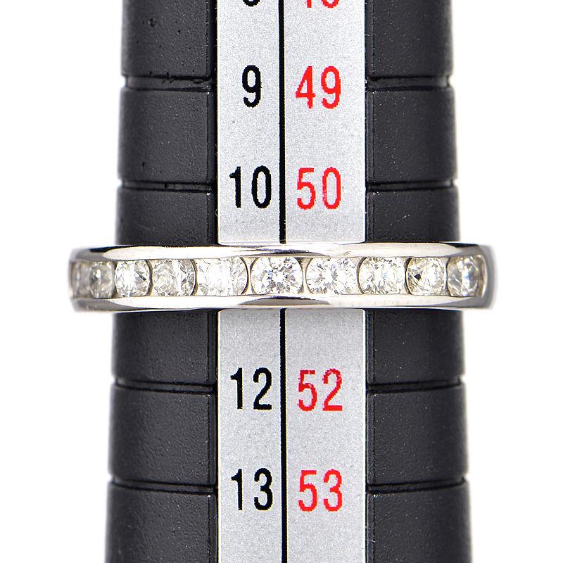 合計0.50ct天然ダイヤモンドリング 11号 K18WG ハーフエタニティ ホワイトゴールド 地金3.7g 中古 送料無料 : 麻布十番Blanc - 通販 - Yahoo!ショッピング