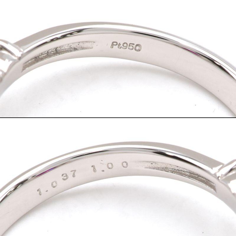 1.037ct天然ルビーリング 11.5号 Pt950 合計1.0ct天然ダイヤ オーバルカット スクエアデザイン 指輪 プラチナ 地金4.0g 中古 送料無料 : 麻布十番Blanc ...