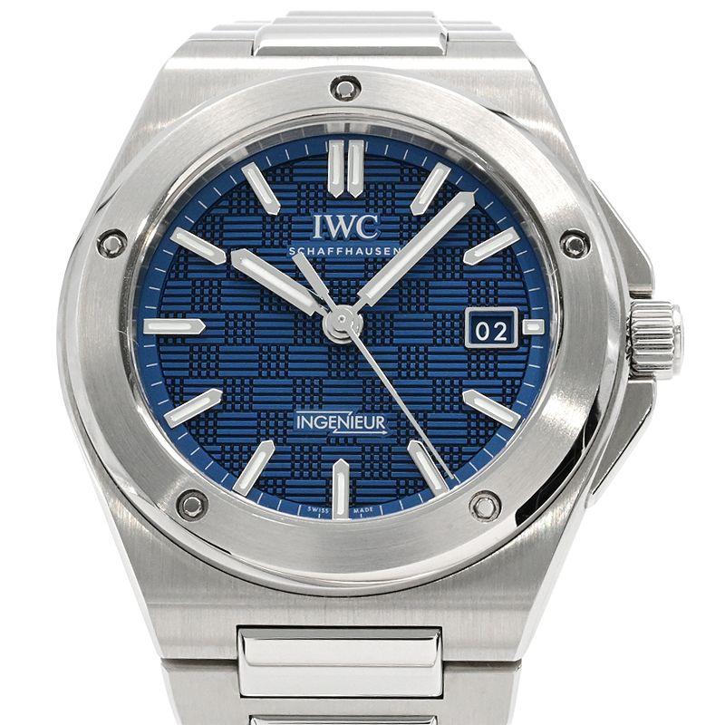 インヂュニア [3年保証] IWC メンズ インヂュニアオートマティック40 IW328907 箱保 カレンダー ブルー文字盤 青文字盤 自動 ...
