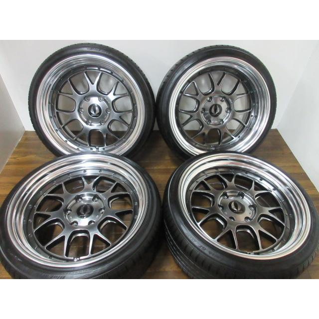 【送料無料・税込み】AIMGAIN エイムゲイン GIIM 19in9.5J+18 6穴PCD139.7 YH ブルーアースGT 235 ...