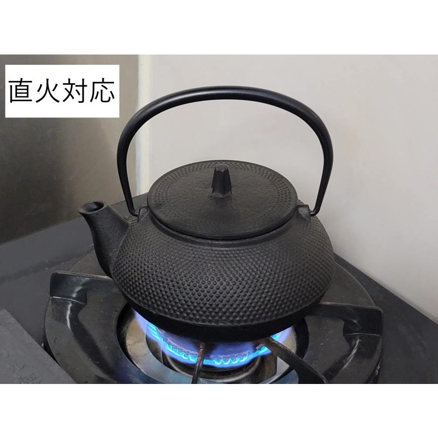 正規品 南部鉄器 岩鋳(Iwachu) 鉄瓶 黒焼付 0.65L 鉄瓶兼用急須 5型新アラレ IH対応 12822 : AZESTショップ - 通販 - Yahoo!ショッピング