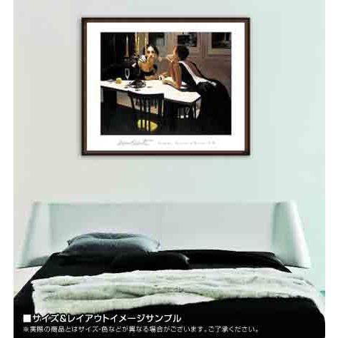 ポスター アート Sunday Eleven o’Clock P.M.（ロンバート） 額装品 ウッドハイグレードフレーム : azポスター ...