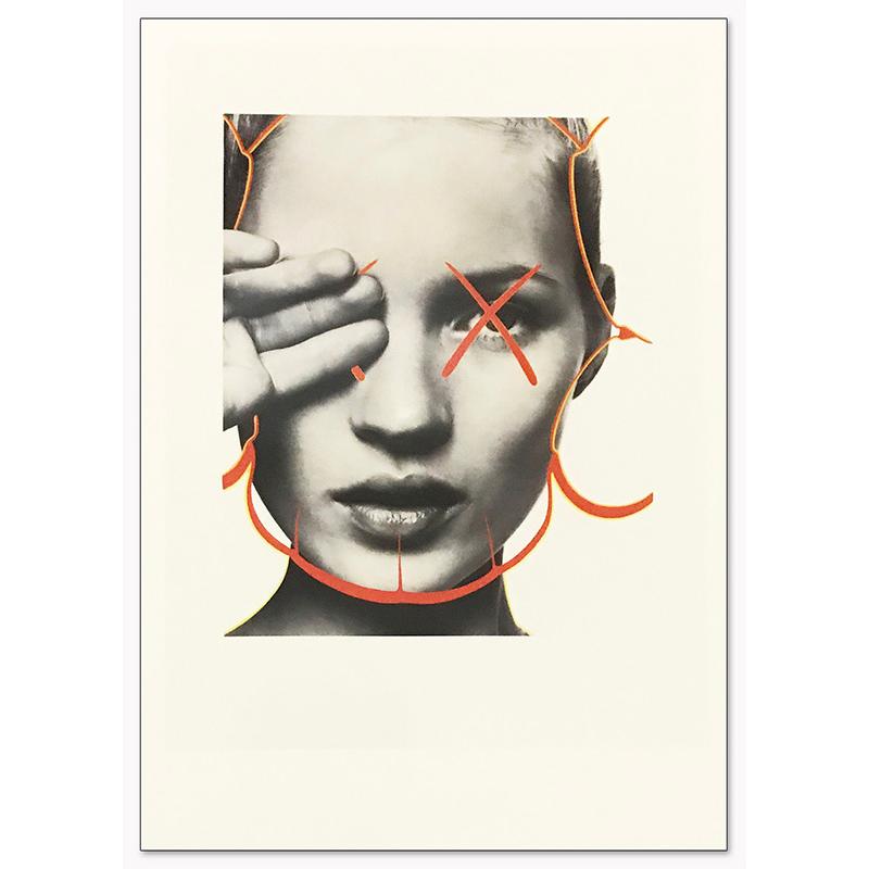限定マット額装品/Kaws and David Sims【 Kate Moss UNTITLED 2001】（ブライアン・ドネリー） 額装品 ...