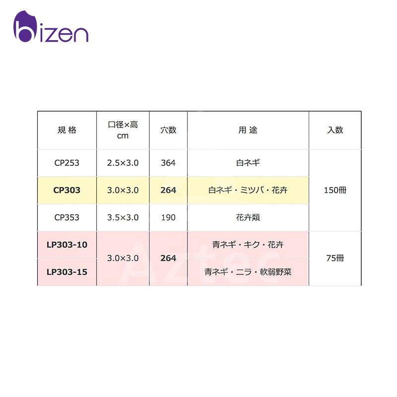 美善｜チェーンポット LP303-10 青ネギ・キク・花卉 75冊 ニッテン 日本甜菜製糖｜法人様限定 :bzn-lp30310:AZTEC ビジネスストア - 通販 - Yahoo!ショッピング