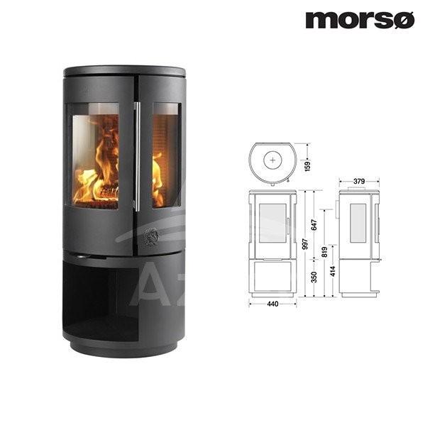 モア morso｜モルソー 薪ストーブ モルソー 7443CB 暖房能力45〜105m2 デンマーク製｜法人様限定 : AZTEC ビジネス ...