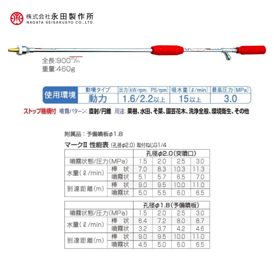 永田製作所｜NAGATA 鉄砲ノズルシリーズ ニューガンノズルマークII（G1/4） 1124200 : AZTEC ヤフーショップ - 通販 - Yahoo!ショッピング