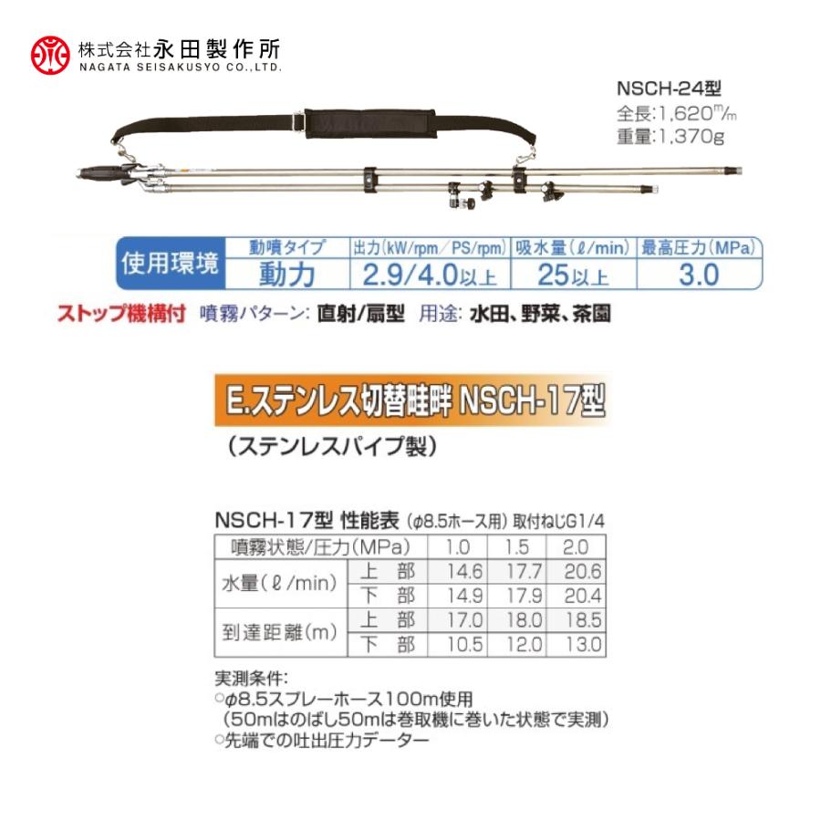 永田製作所｜NAGATA 畦畔ノズルシリーズ ステンレス切替畦畔NS-CH-17型(G1/4) 1131900 : AZTEC ヤフーショップ - 通販 - Yahoo!ショッピング