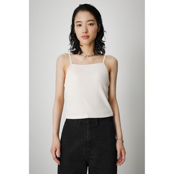 AZUL BY MOUSSY（アズールバイマウジー） BASIC BACK CROSS CAMISOLE/ベーシックバッククロスキャミソール/レディース/トップス キャミソール ノースリーブ ...