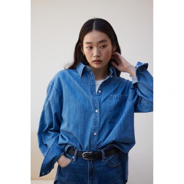 AZUL BY MOUSSY DENIMベーシックオーバーシャツ/レディース/トップス シャツ ブラウス 長袖【SALE】 : AZUL BY MOUSSY - 通販 - Yahoo!ショッピング