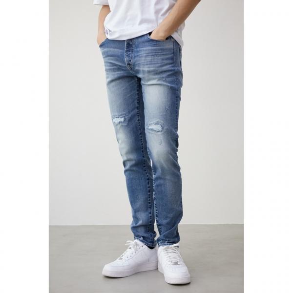 AZUL BY MOUSSY VINTAGE HEM DAMAGE DENIM/ビンテージヘムダメージデニム/メンズ/ボトムス デニムパンツ ロング【SALE】 : AZUL BY ...