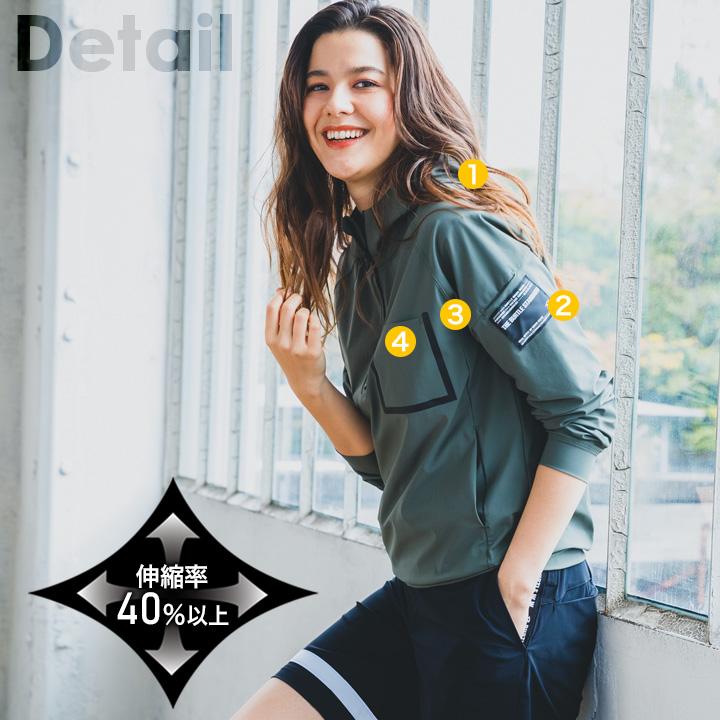 バートル ハーフジップフーディー 長袖ジャンパー ストレッチ 4084 接触冷感 春夏 速乾 UVカット 男女兼用 アウター 作業服 ユニフォーム BURTLE 即日発送 :burtle ...