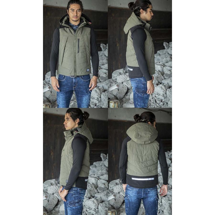 BURTLE バートル 防寒着 防寒ベスト 大型フード付き 5274 サーモクラフト対応 防風 反射 男女兼用 アウトドア 作業服 作業着 防寒服 : アズマクロージング - 通販 ...