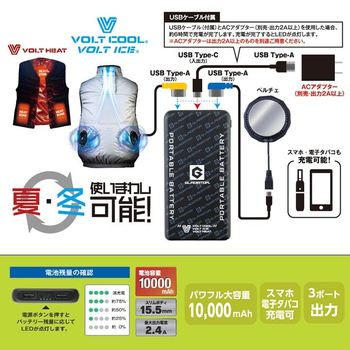 グラディエーター アイスベスト 保冷剤＋ベスト＋ペルチェ GI409set 保冷剤3個アイスペルチェ モバイルバッテリー 冷却効果 春夏 作業服 コーコス 熱中症対策 : アズマクロージング ...