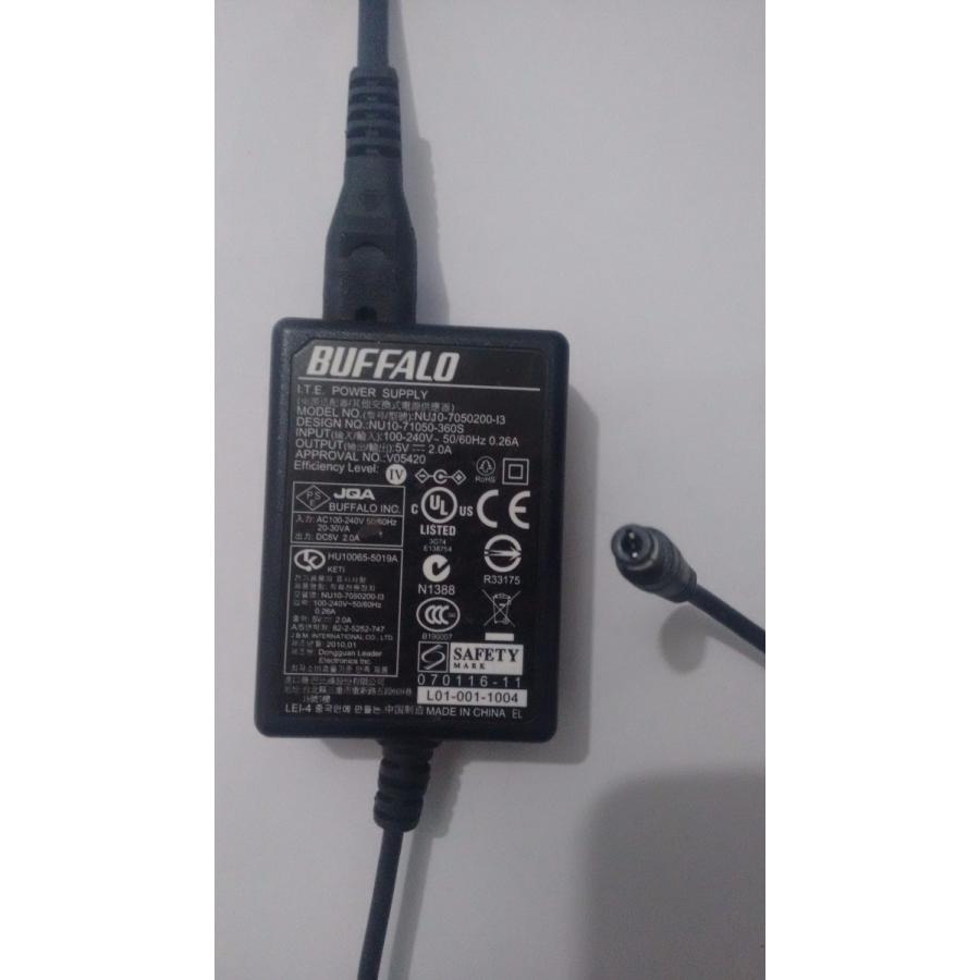 AC アダプターBUFFALO adapter NU10-7050200-I3 5 V 2A K737 NU10-71050-360S ...