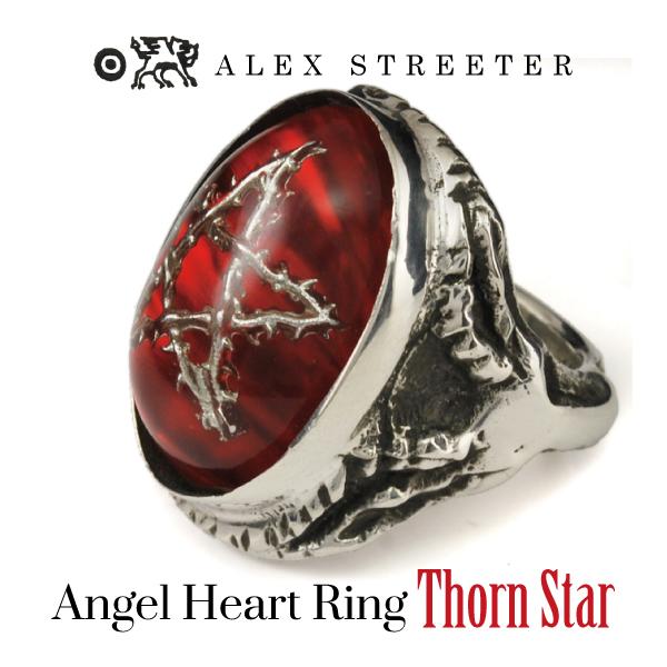 アレックスストリーター Alex Streeter エンジェルハートリング ソーンスター レッド :AS-thred:シルバーショップB&G ...