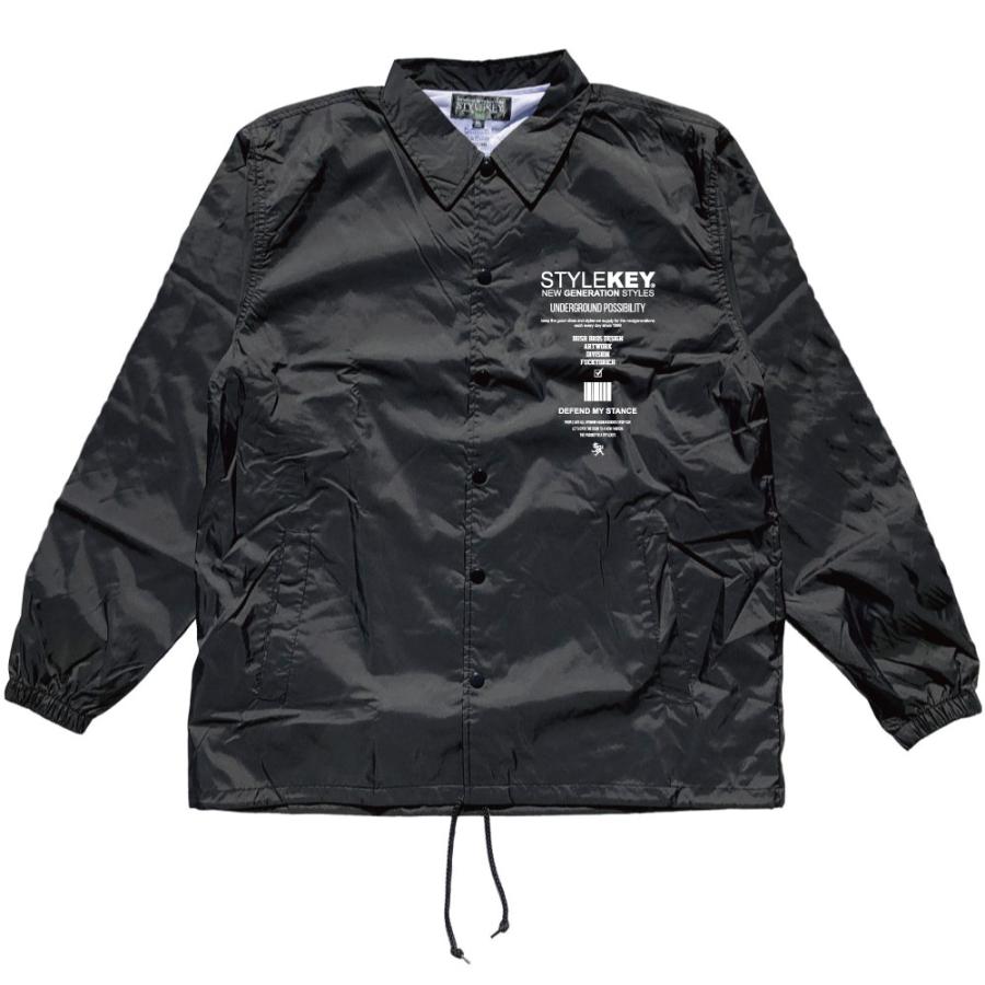 StyleKey（スタイルキー） コーチジャケット RECEIPT COACH JACKET(SK24FW-JK04) ストリート系 ヒップ ...