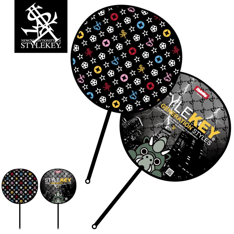 StyleKey STYLEKEY スタイルキー うちわ MULTI MONO ROUND FAN(SK99AL-ET11) ストリート系 B系 団扇 丸型 小 : B-BROS Online ...