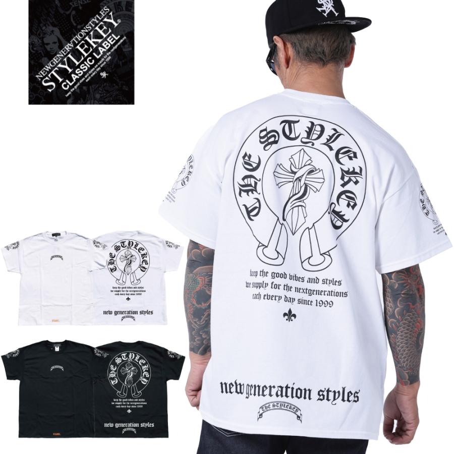 StyleKey STYLEKEY CLASSIC LABEL スタイルキー クラシック・レーベル 半袖Tシャツ GENESIS S/S TEE(SK99CL-SS24) ストリート系 B系 ...