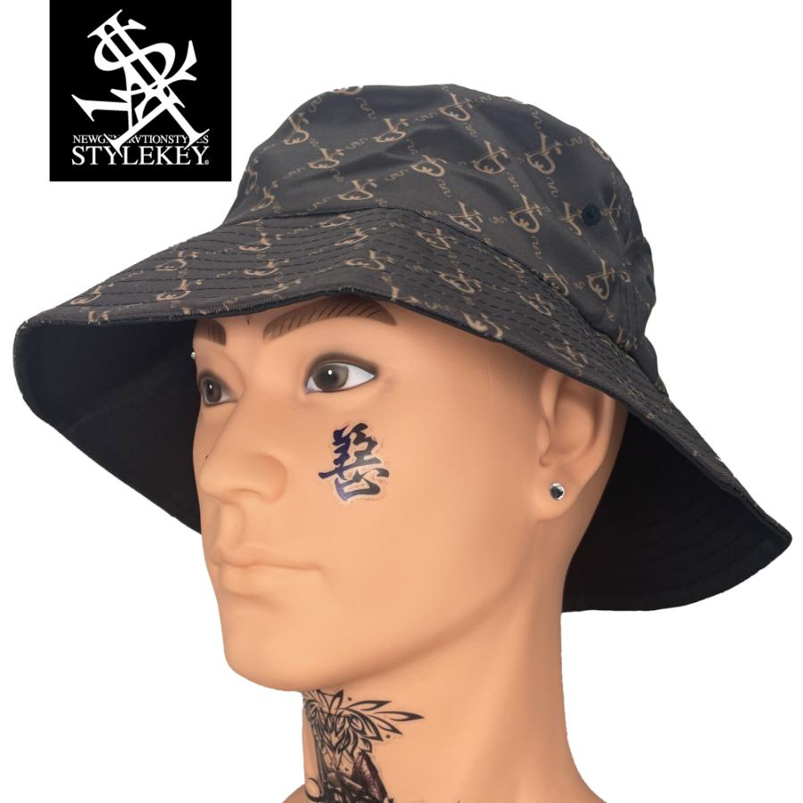 StyleKey STYLEKEY(スタイルキー) バケットハット XS MONO BUCKET HAT - BROWN(SK99ET-HAT01) ストリート系 ヒップホップ B系 帽子 ...