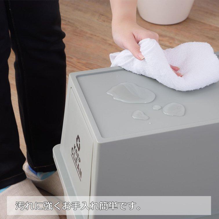 東谷 45L 45リットル ごみ箱 ダストボックス LFS-761 ( ゴミ箱 ふた 蓋付き 大型 生ゴミ 大容量 袋 おしゃれ ごみばこ コンパクト ペール 省スペ : B・Bセレクト ...