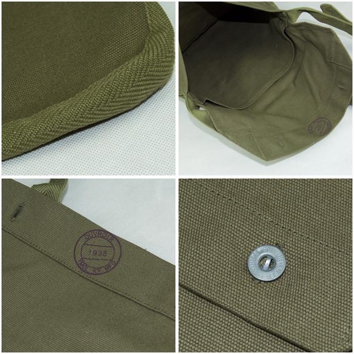 YMCLKY フランス軍タイプ M38 ブレッドバッグ M1938 ミリタリーバッグ YMCLKYオリジナル コットンキャンバス ショルダーバッグ M size 新品 : B.E.shop ...