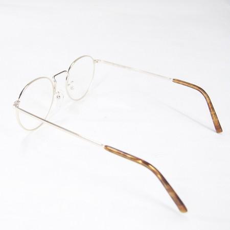 SHURON シュロン ロンストロング RONSTRONG 48mm デモレンズ ゴールドフレーム ボストン型メガネ : B.E.shop ...