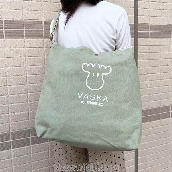 VASKA 爆買 モズ トートバッグ レディース メンズ moz 帆布 ブランド ショルダーバッグ 大きめ vaska by 2way 斜めがけ a4 : Beautiful Happy ...