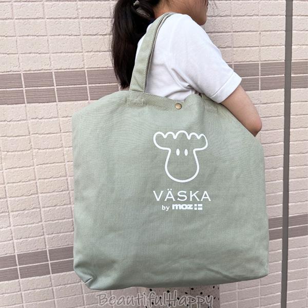 VASKA 爆買 モズ トートバッグ レディース メンズ moz 帆布 ブランド ショルダーバッグ 大きめ vaska by 2way 斜めがけ a4 : Beautiful Happy ...