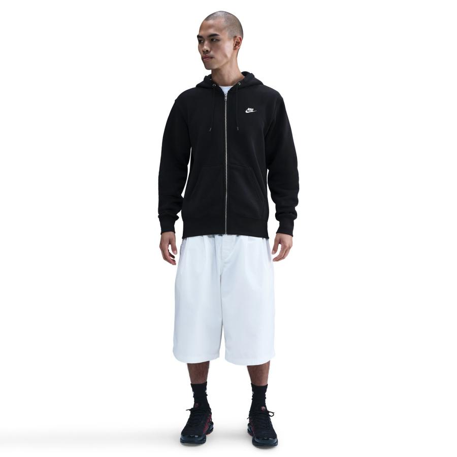 NIKE (取寄) ナイキ NJP-FN3862-010 クラブ BB フルジップ L/S フーディ (010)ブラック/ブラック/(ホワイト ...
