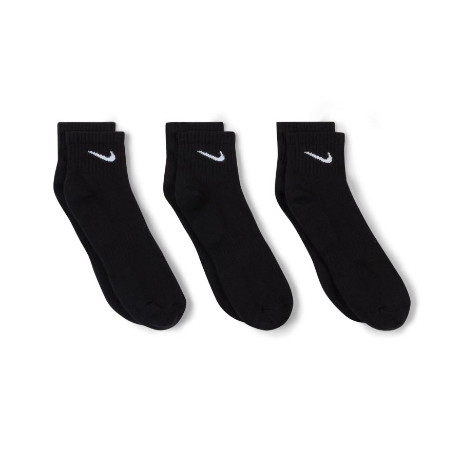 NIKE（ナイキ） (取寄) NJP-SX7667-010 3P エブリデイ クッション クウォーター ソックス (010)ブラック ...