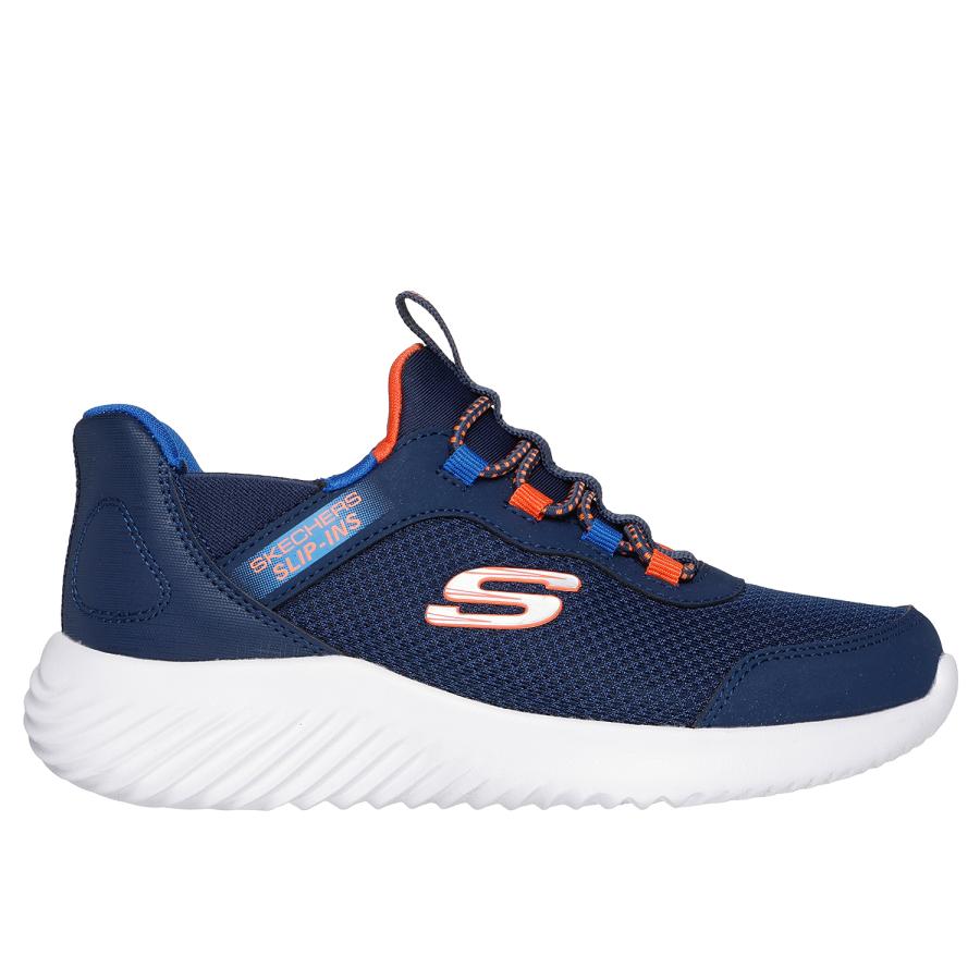 SKECHERS（スケッチャーズ） (取寄) SKJ-403822L-NVBL BOUNDER-BRISK-BURST (NVBL)NAVY ...