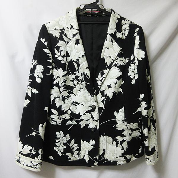 LEONARD *LEONARD レオナール テーラード ジャケット コットン 花柄 フラワー 総柄 13AR モノトーン*送料込 : ブランドチェリッシュ - 通販 - Yahoo!ショッピング