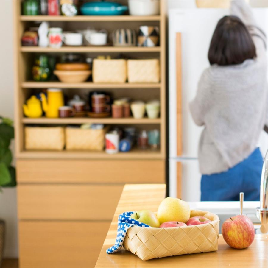 Timb.（stacksto.） 食洗器対応 ティム Timb. レクタングル M-L 収納バスケット ボックス ケース かご カゴ 手編み キッチン 洗える 耐熱 90℃ 北欧 おしゃれ ...