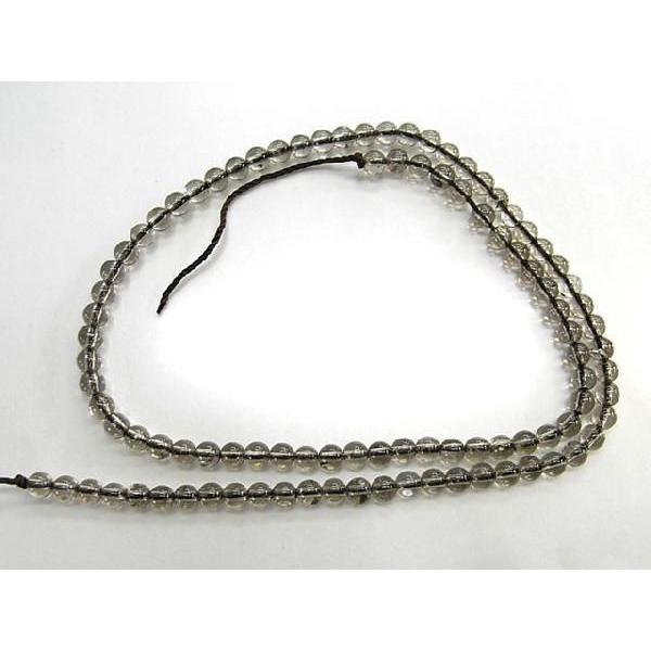 スモーキークォーツ ラウンド連販売 約4.0mm 3000227☆ :3000227:Bクラフト - 通販 - Yahoo!ショッピング