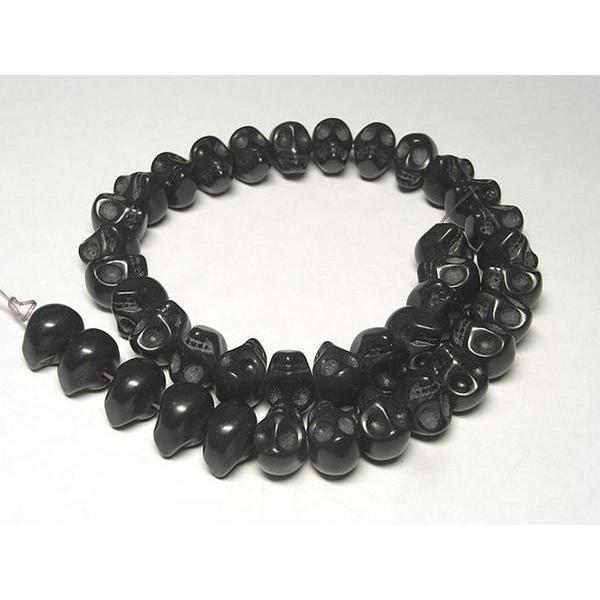 スカルパーツ 連 ブラック 横穴 約13×10mm 3000612☆ :3000612:Bクラフト - 通販 - Yahoo!ショッピング