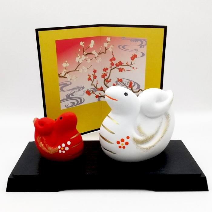 開運招福 干支置物 巳 白蛇と赤蛇 (昭峰作) 高さ：約5.5〜8cm 和風 雑貨 人形 置き物 インテリア オブジェ [ 新品 ] : eto2025-hebi117-trg-a : 模型屋 ...