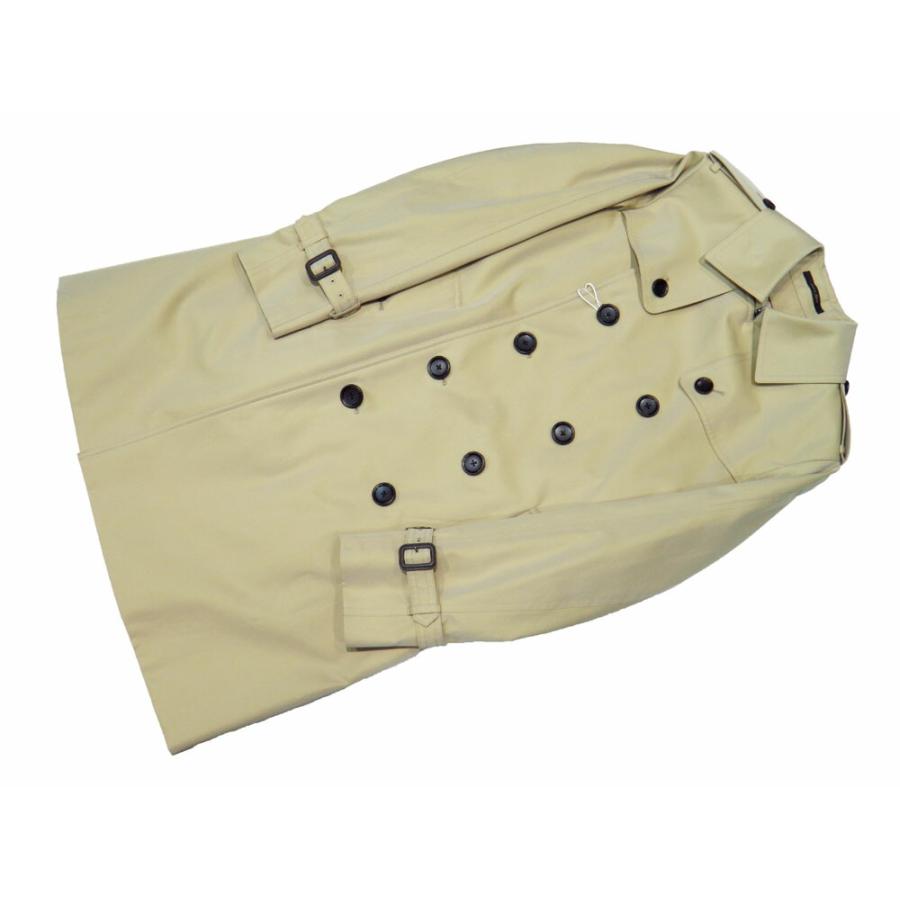 SANYO COAT 100年コート 日本製 国内縫製 GIZAコットン ギャバジン トレンチ ハーフコート ベージュ ”撥水加工” 秋・冬モデル 着心地が違う！！ :10004394:B ...