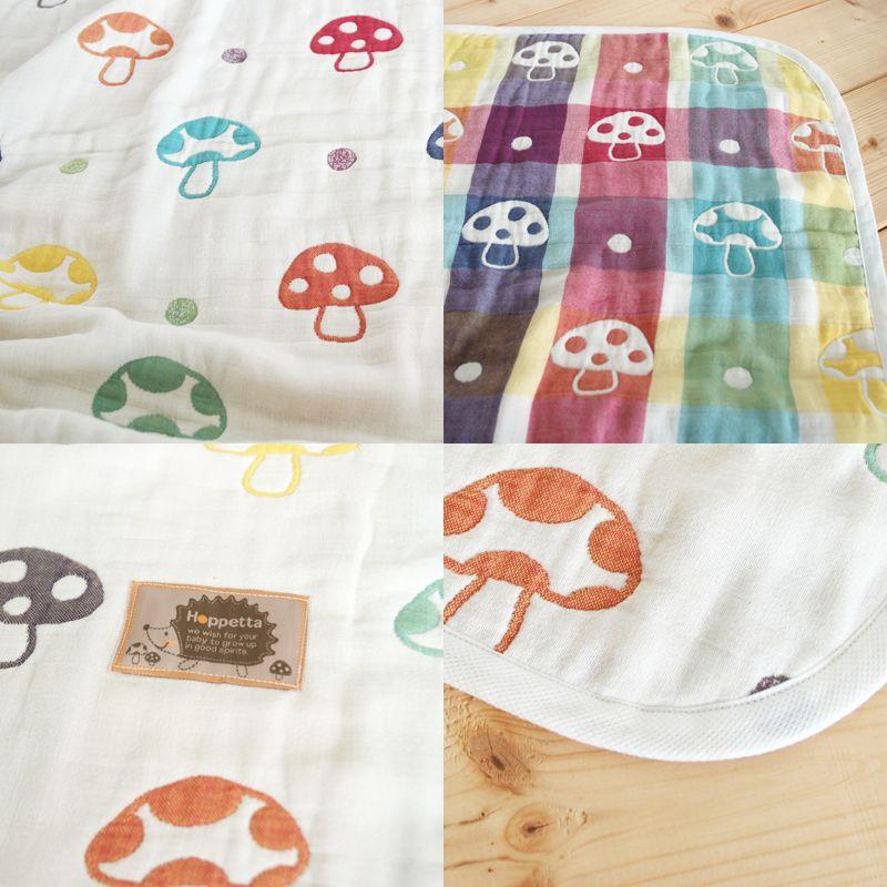 Hoppetta フィセル ホッペタ hoppette シャンピニオン 6重ガーゼケット 約90×110cm ブランケット ガーゼベビーケット 5235 : ベビージャクソンズストア - 通販 ...