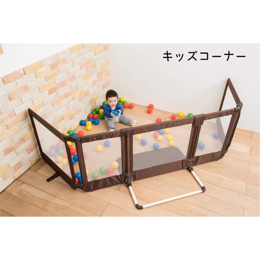 日本育児 ちょっとおくだけとおせんぼ スマートワイド ブラウン NI-5011026001 設置幅108〜271cm / ベビーフェンス サークル :55-015-13-a:ベビーランド ...