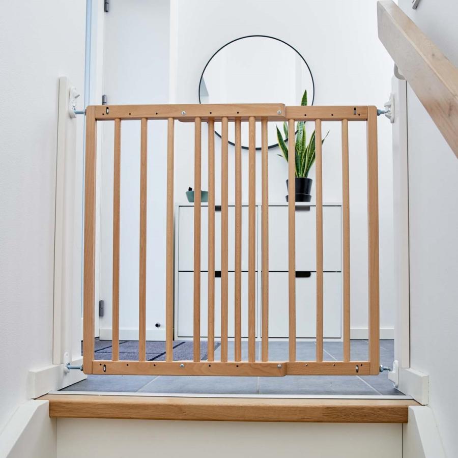 ペットゲート ペットフェンス ドア付き 階段上 バリアフリー 木製 犬 ワイド 柵 おしゃれ ベビーダン マルチダンウッド BD112 : ベビーゲート専門店 BabyDan - 通販 ...
