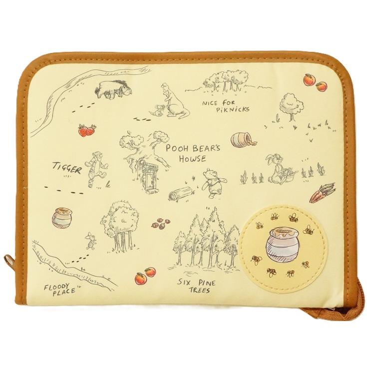 【メール便利用！送料込み】クーザDisneyディズニー プーさん＆フレンズ ジャバラマルチケース(母子手帳ケース)DFJM-2602K ...