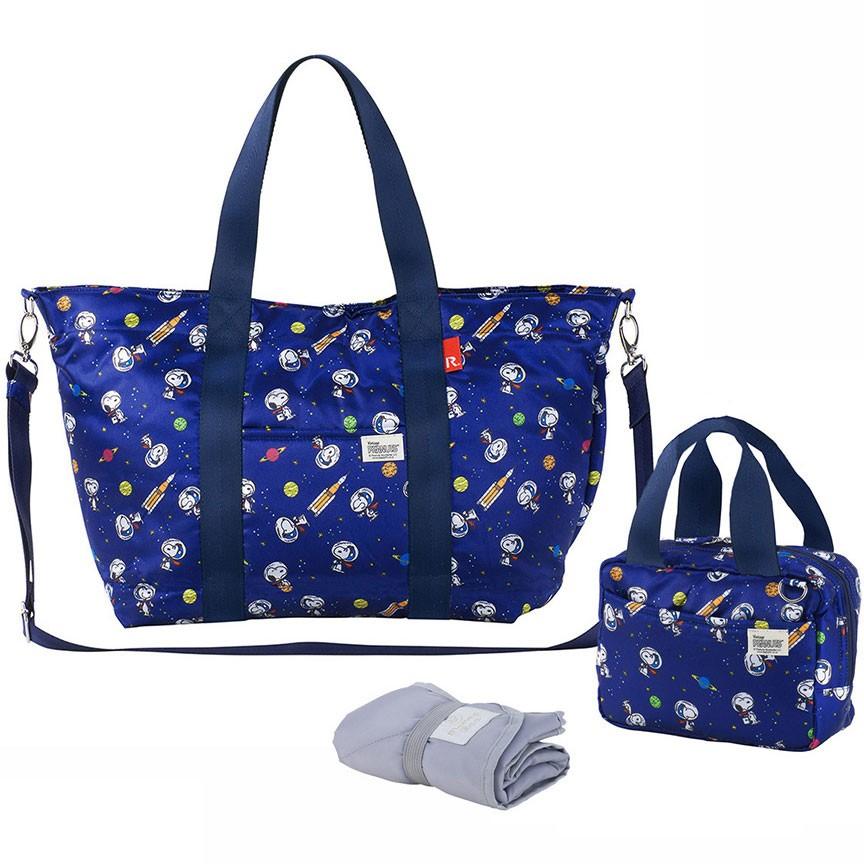 ROOTOTE（ルートート） マザーズバッグ ROOTOTE SN.マミールー ピーナッツ マザーバッグ セット MammyROO PEANUTS アストロノーツスヌーピー : BACK ...