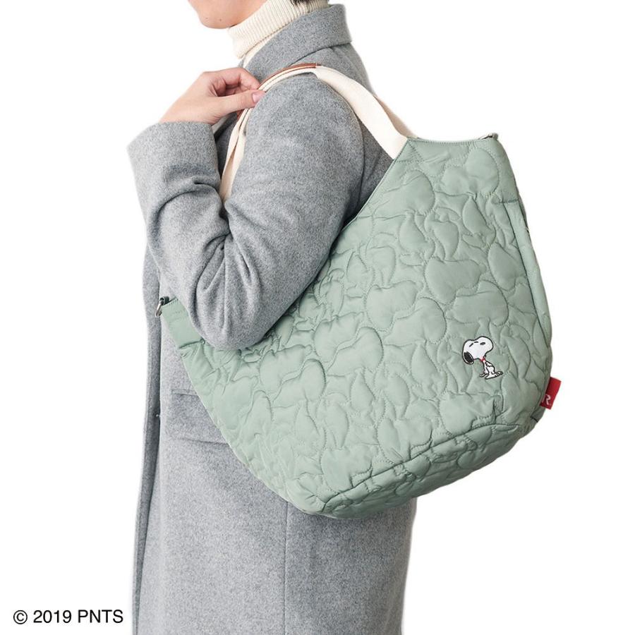 ROOTOTE トートバッグ SN.ラウンドキルト ピーナッツ レディーストート ルートート PEANUTS-4G 8109 ブラック : BACK - 通販 - Yahoo!ショッピング