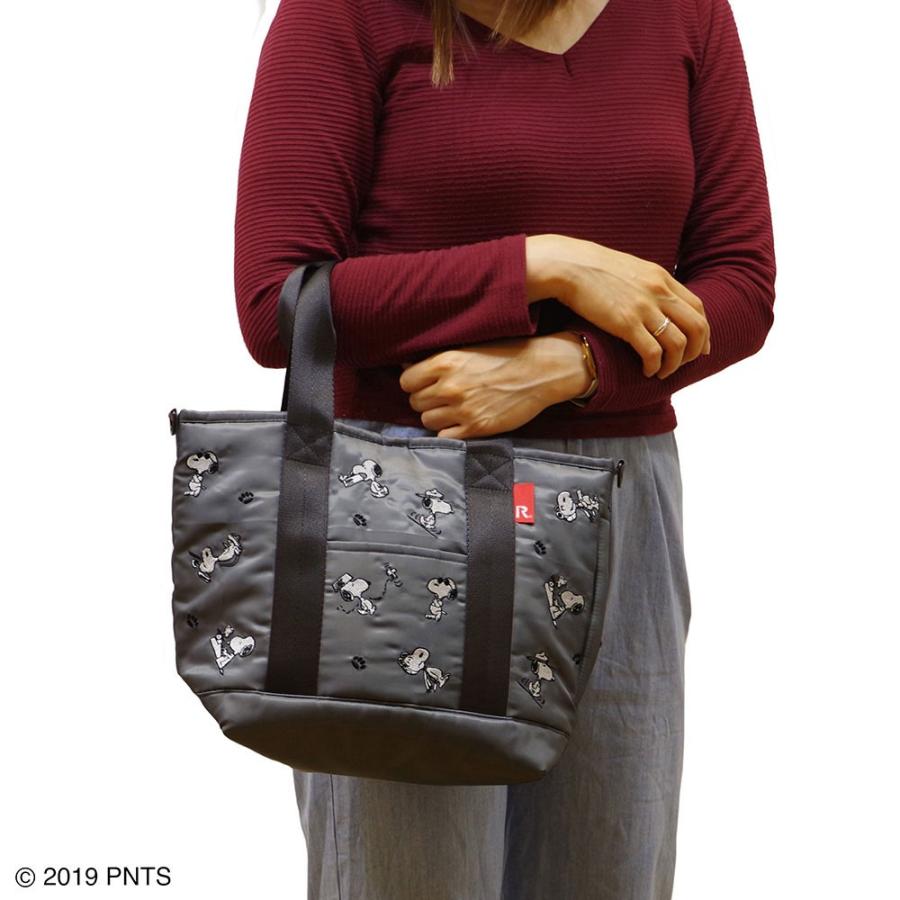 トートバッグ ROOTOTE SN.デリパターン ピーナッツ 2019新作 レディーストート ルートート DELI PEANUTS-4W チャコール :18645:BACK - 通販 ...