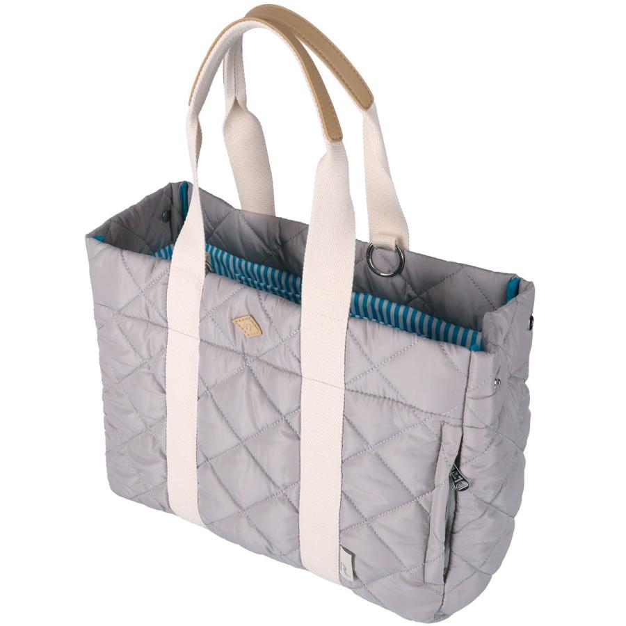 ROOTOTE トートバッグ SN.ミディアムダイヤキルト-B レディーストート ルートート MEDIUM ライトグレー : BACK - 通販 - Yahoo!ショッピング