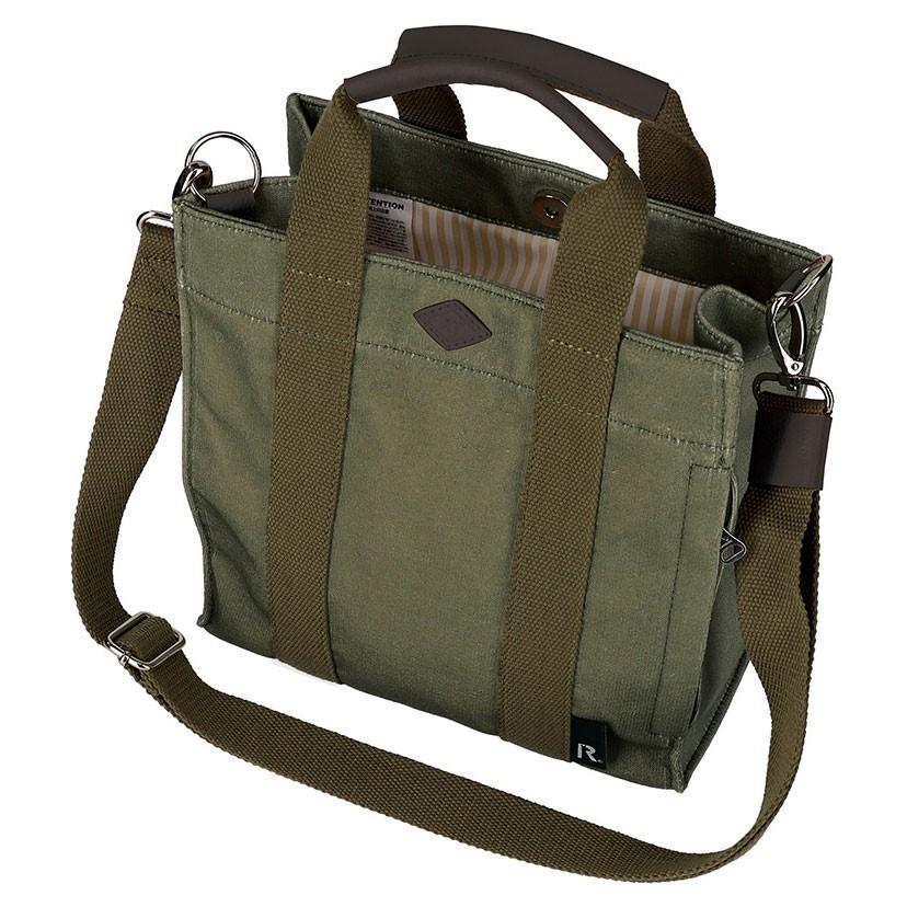 ROOTOTE トートバッグ SN.スクエア2wayコットンテンジク レディーストート ルートート SQUARE 2way ITEM1862 オリーブ : BACK - 通販 - Yahoo ...