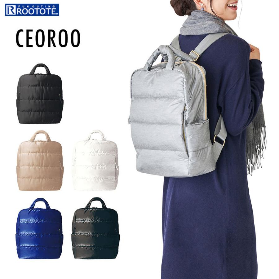 2WAYリュック ROOTOTE LT.セオルーフェザープレーン-A レディース メンズ 男女兼用 トートバッグ ルートート CEOROO Plain-A 1992 ベージュ :19887 ...