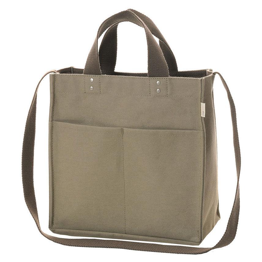 ROOTOTE トートバッグ SN.スクエア2way.リペレントキャンバス-D レディーストート ルートート SQUARE 2way 2681 セージ : BACK - 通販 - Yahoo ...