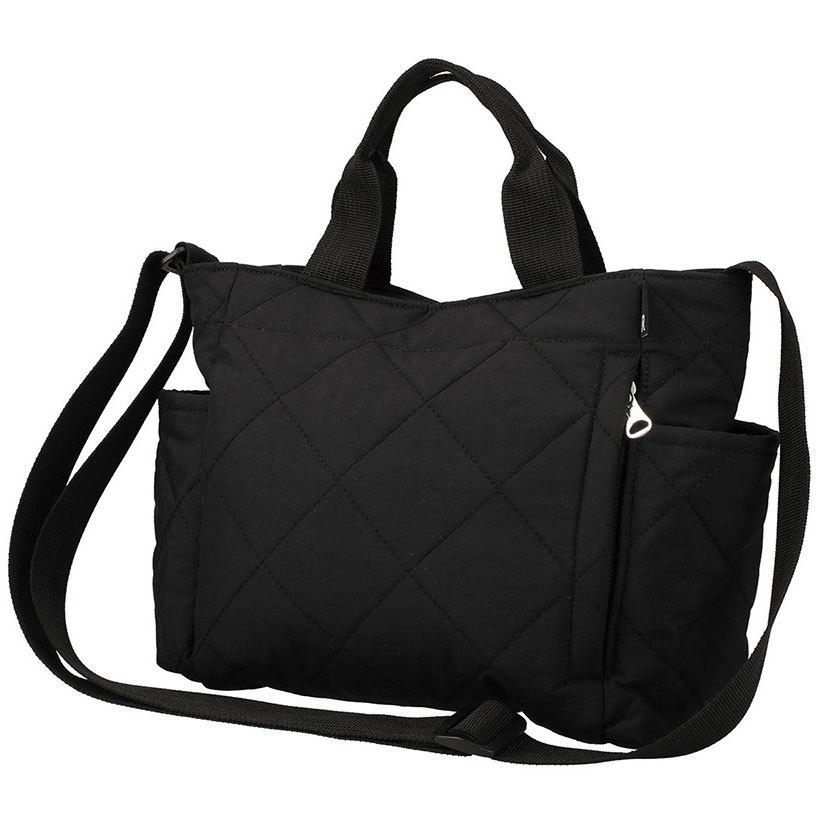 ROOTOTE トートバッグ SN.スクエアダイヤキルト-D レディーストート ルートート SQUARE 2way 2994 ブラック : BACK - 通販 - Yahoo!ショッピング