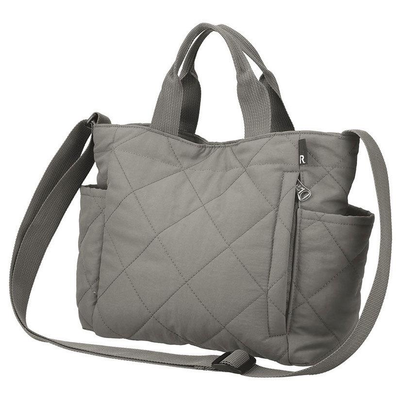 ROOTOTE トートバッグ SN.スクエアダイヤキルト-D レディーストート ルートート SQUARE 2way 2994 グレー : BACK - 通販 - Yahoo!ショッピング